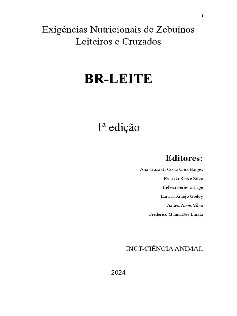 BR Leite Completo | PDF | Leite | Brasil