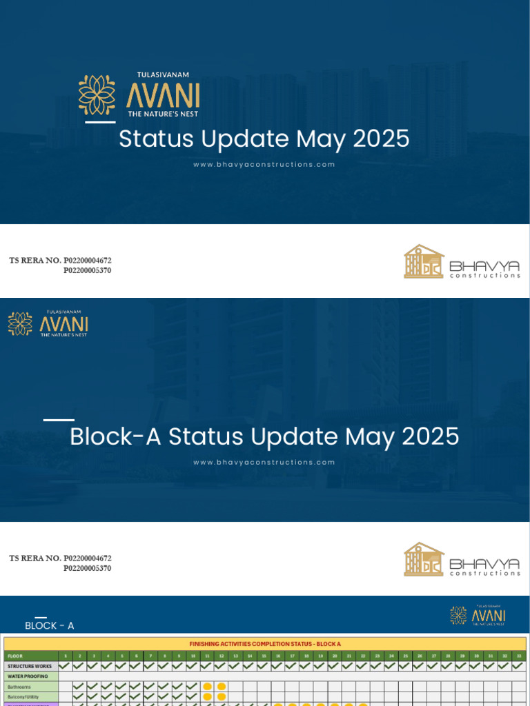 Avani Project Update - May 2025 - v0.1 | PDF | Bathroom | Building Engineering