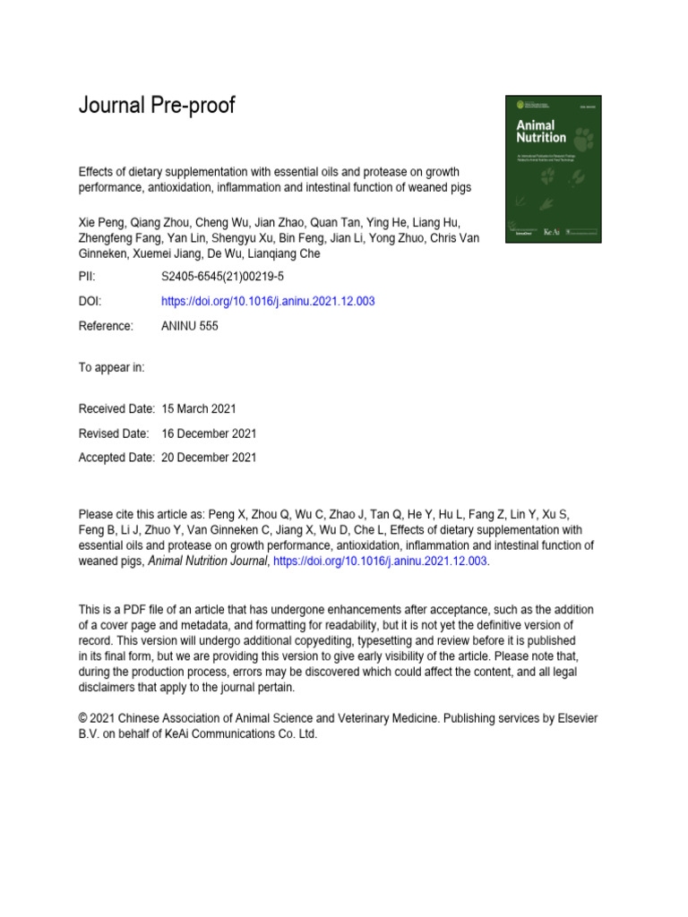 Journal Pre-Proof | PDF