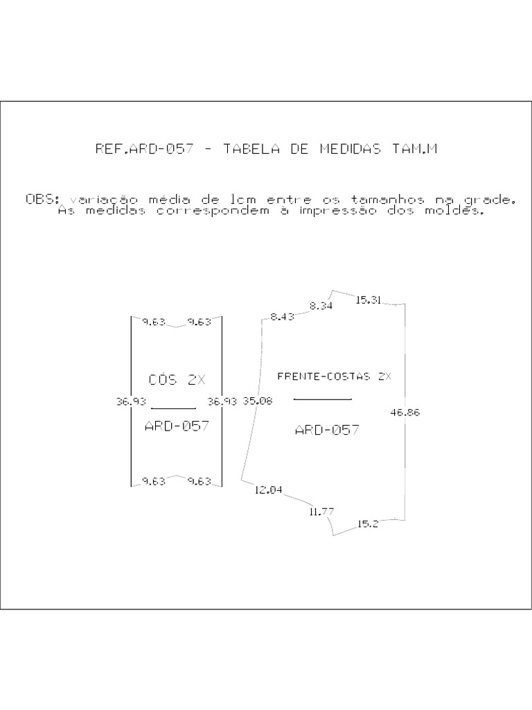 ARD 057 Medidas | PDF
