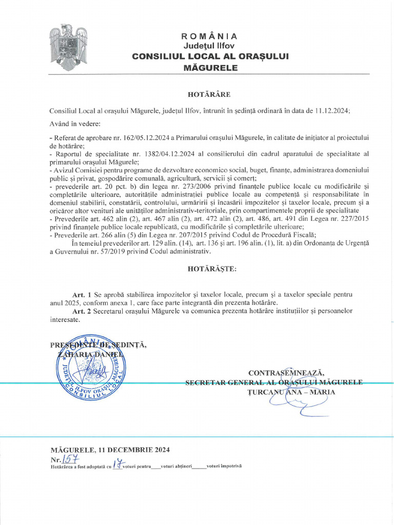 HCL 2025_Oras Magurele | PDF