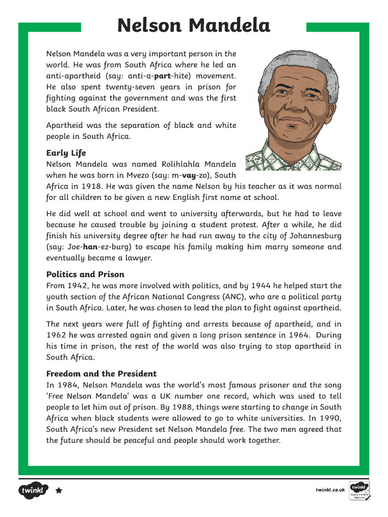 Nelson Mandela | PDF