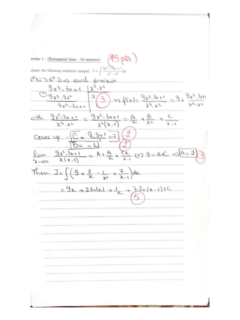 MAT 213 - Final Sample Sheet - Solution | PDF