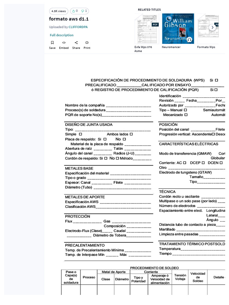 PDF Formato Aws d11 Compress | PDF | Acero | Sector secundario de la ...