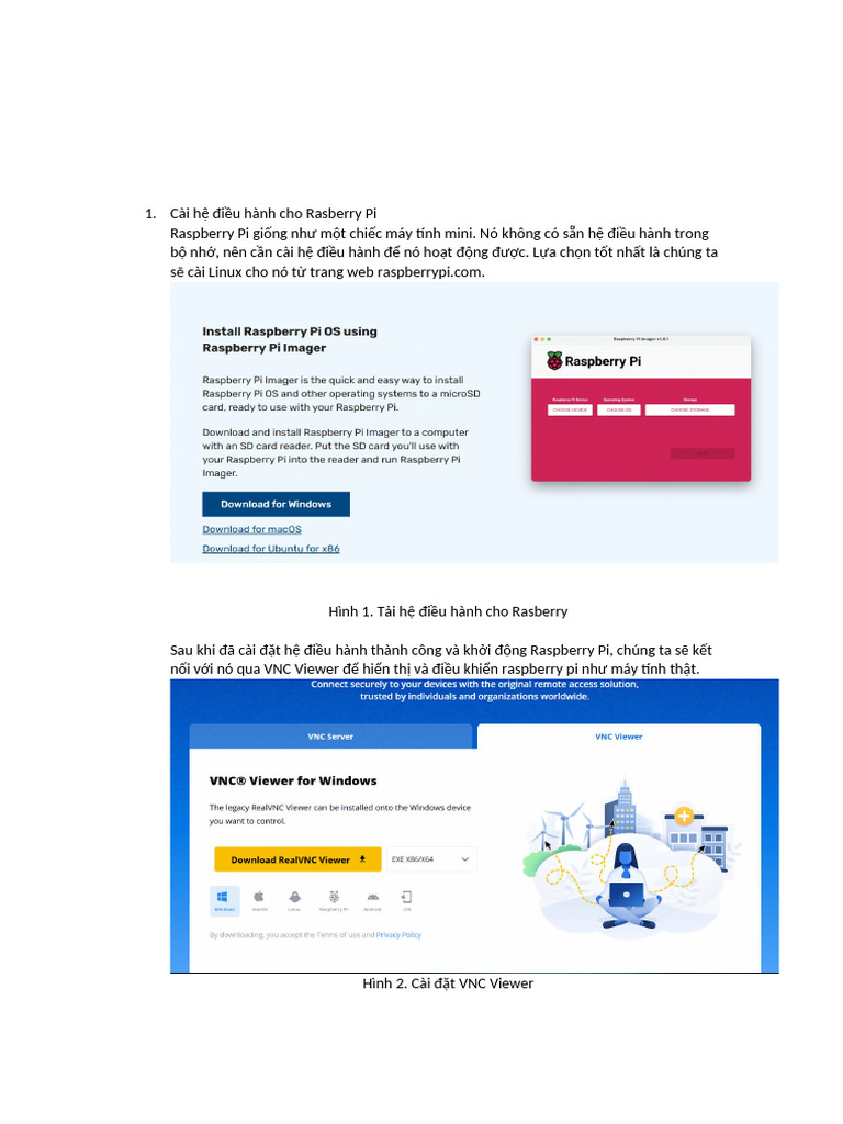Cài Hệ Điều Hành Cho Rasberry Pi | PDF