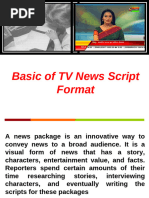 Sample-Script-Format TV Broad | PDF | Television News | Broadcast ...