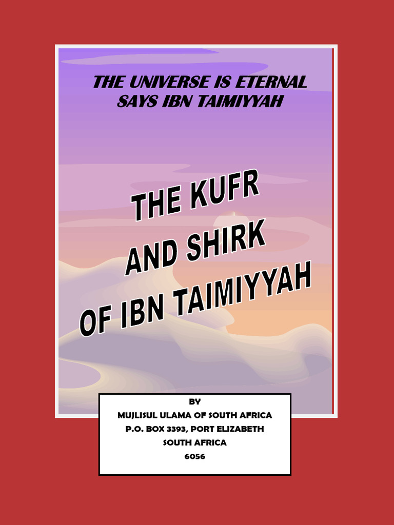The Kufr and Shirk of Ibn Taimiyyah PDF | PDF | God In Islam | Hadith