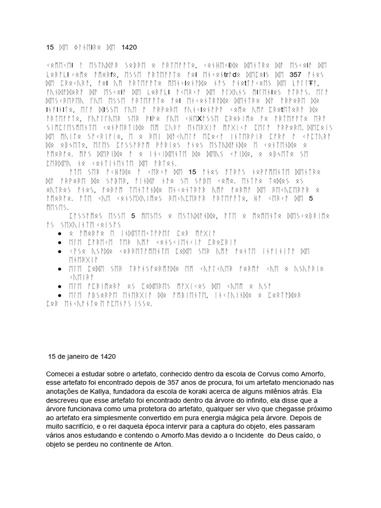 Mistério Criptografado, No RPG de Mesa de Glicina | PDF