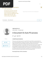 Automatic Purchase Order (PO) | PDF