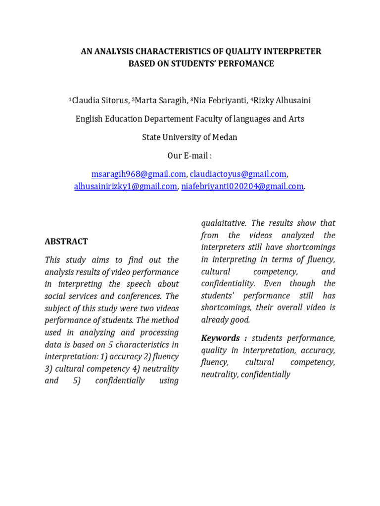 Article Interpretation Fix | PDF | Fluency | Language Interpretation