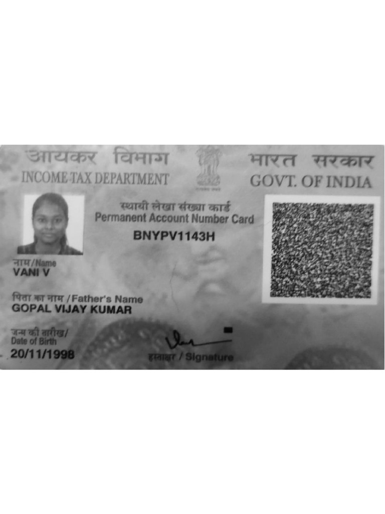 Pan Card | PDF