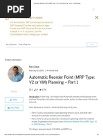 SAP Difference Between MRP Type PD and VB | PDF | Production And Manufacturing