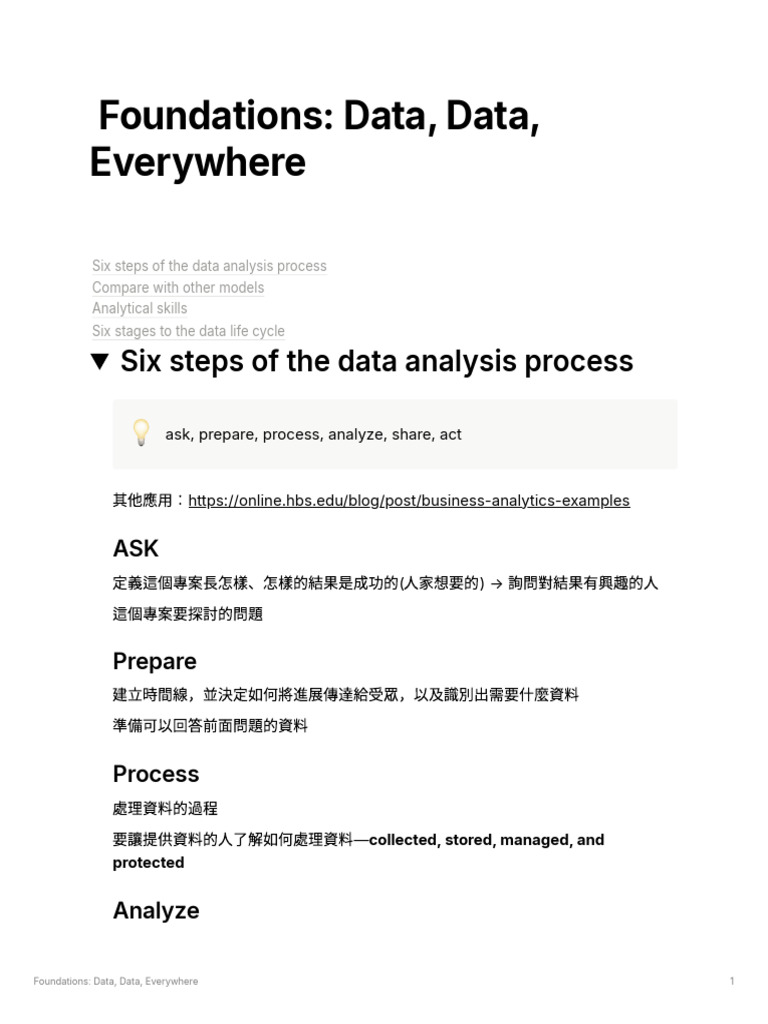 Foundations Data Data Everywhere | PDF | Data Analysis | Data