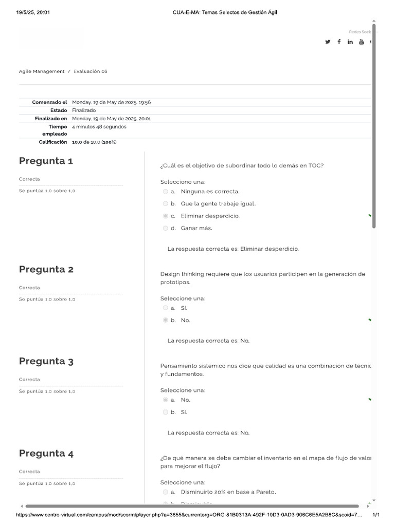 Examen Clase 6 | PDF