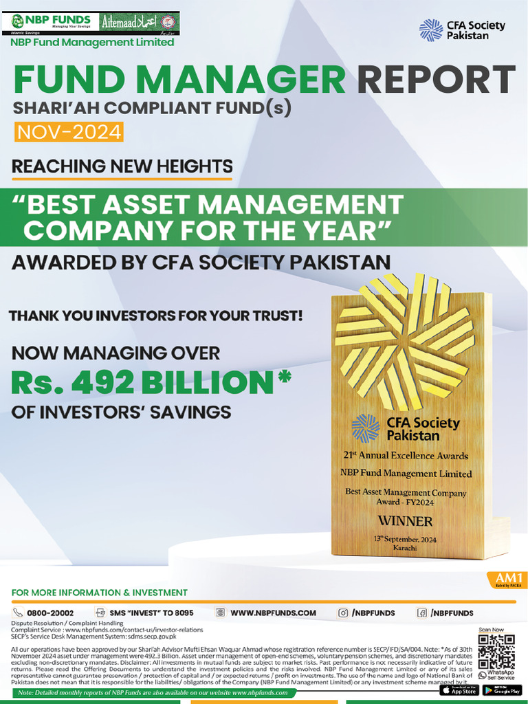 NBP Funds November 2024 Report | PDF | Investing | Stocks