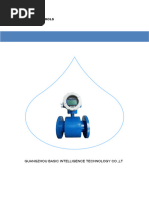 Electromagnetic Flow Meter Manual | PDF | Flow Measurement | Power Supply