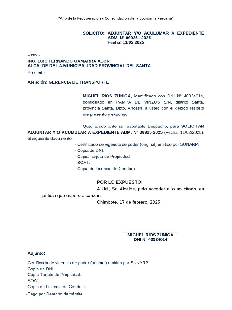 Acumular Adjuntar Documentos | PDF