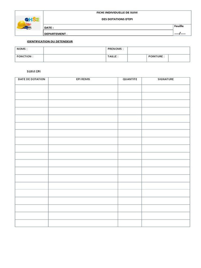 Fiche de Dotation | PDF