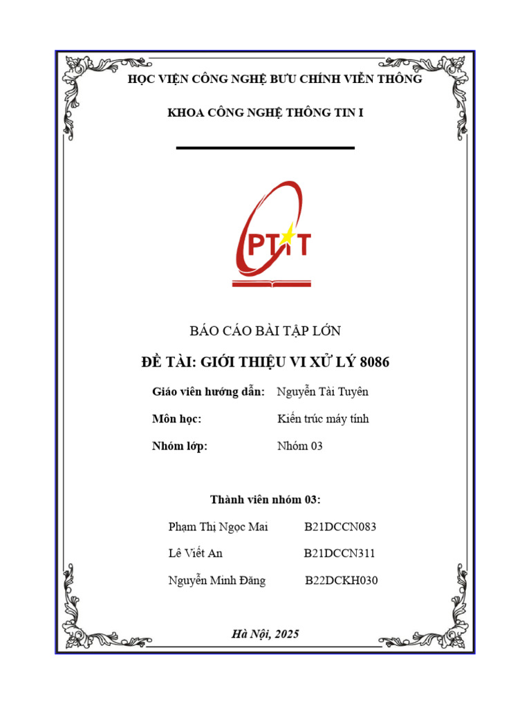 Nhóm-03-Báo Cáo BTL KTMT | PDF