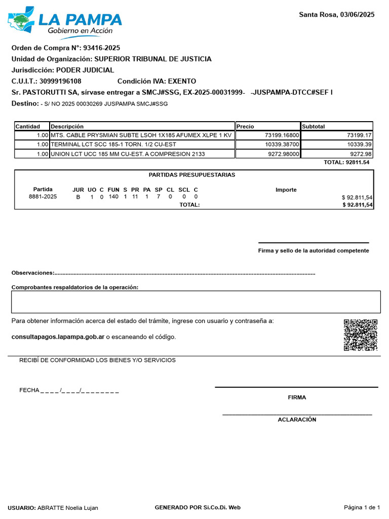 Docfi 2025 00032869 Juspampa Dtcc%sef | PDF | Judicaturas | Ley Pública