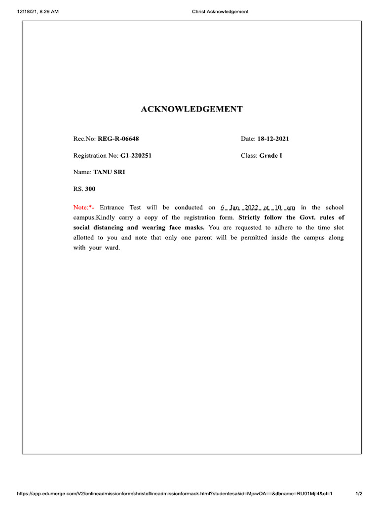 Tanu School Information | PDF