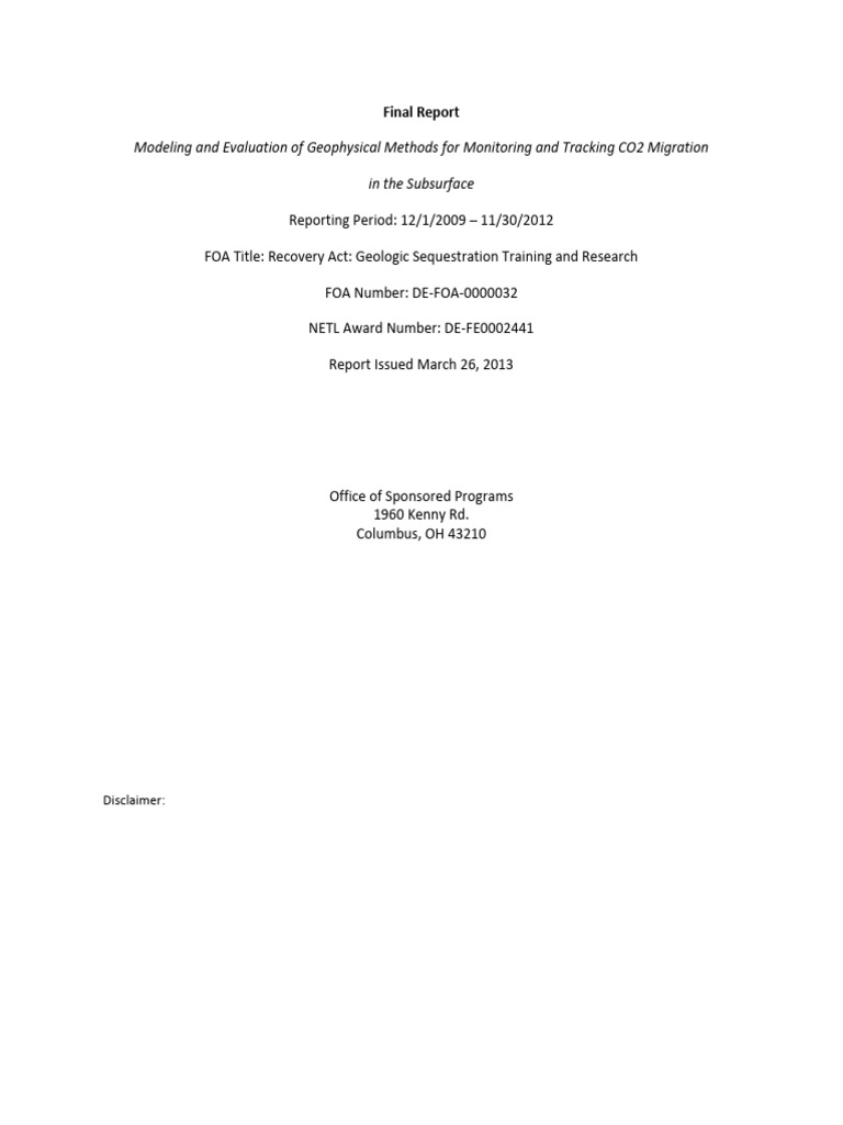 Dr. Jeff Daniels | PDF | Carbon Sequestration | Waves