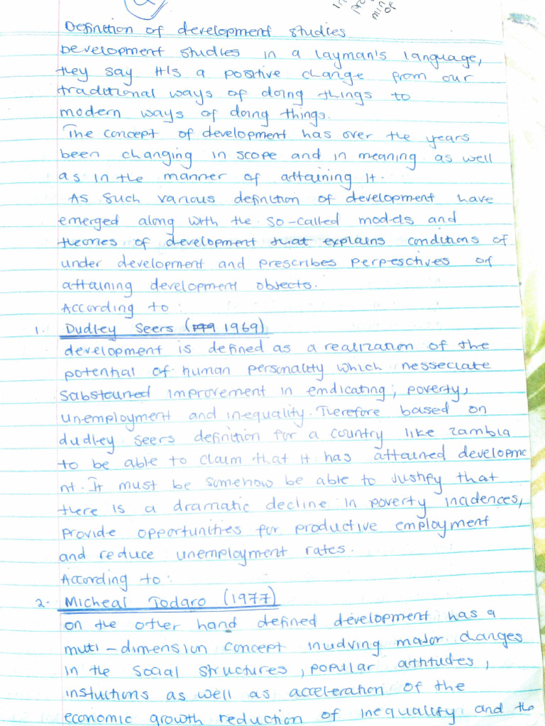 DEV 1150 Class Notes | PDF