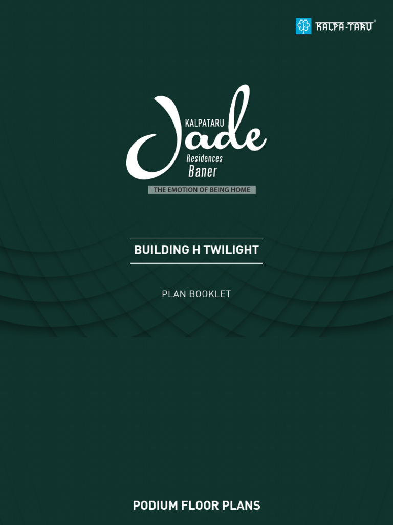 Jade Plan Booklet H With New Unit and Floor Plan-Compressed | PDF