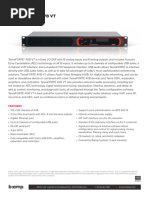 Biamp TesiraFORTÉ X 400 DSP Overview | PDF | Usb | Digital Signal ...