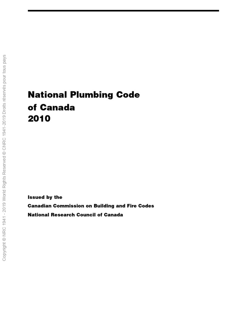 2025NPC-V2 National Plumbing Code | PDF | Risk