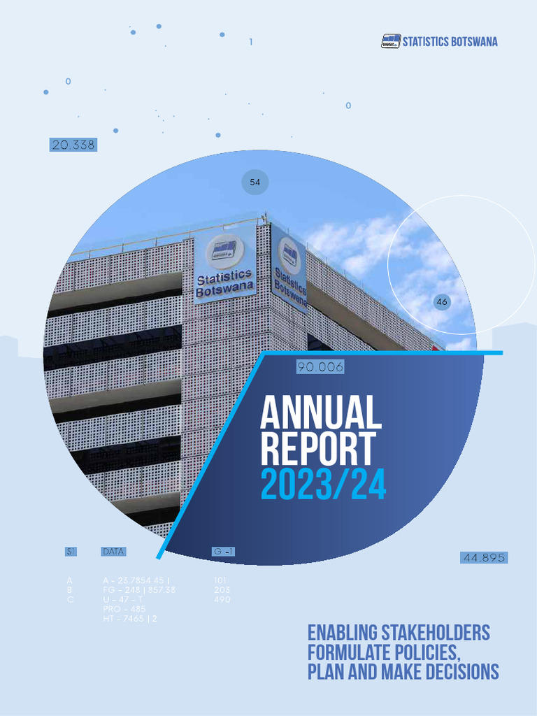 Statistics Botswana Annual Report 2023-24 | PDF | Internal Audit ...