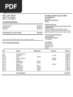 Sample Bank Statement | PDF