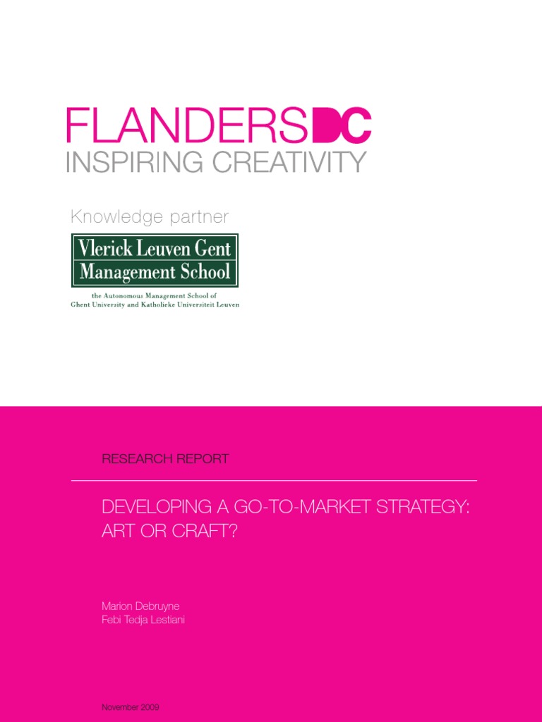 Go To Market Strategy | PDF | Business Model | Strategic Management