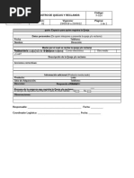 Formato Queja Profeco | PDF | Los consumidores | Protección al Consumidor