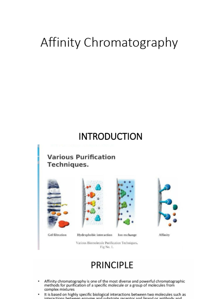 Affinity Chromatography Notes | PDF