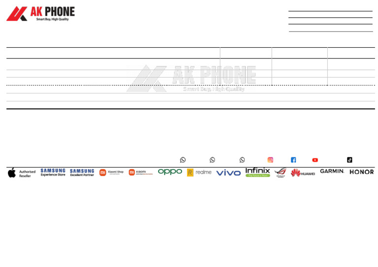 Ak Phone - Ereceipt - B-6-0000003231 | PDF