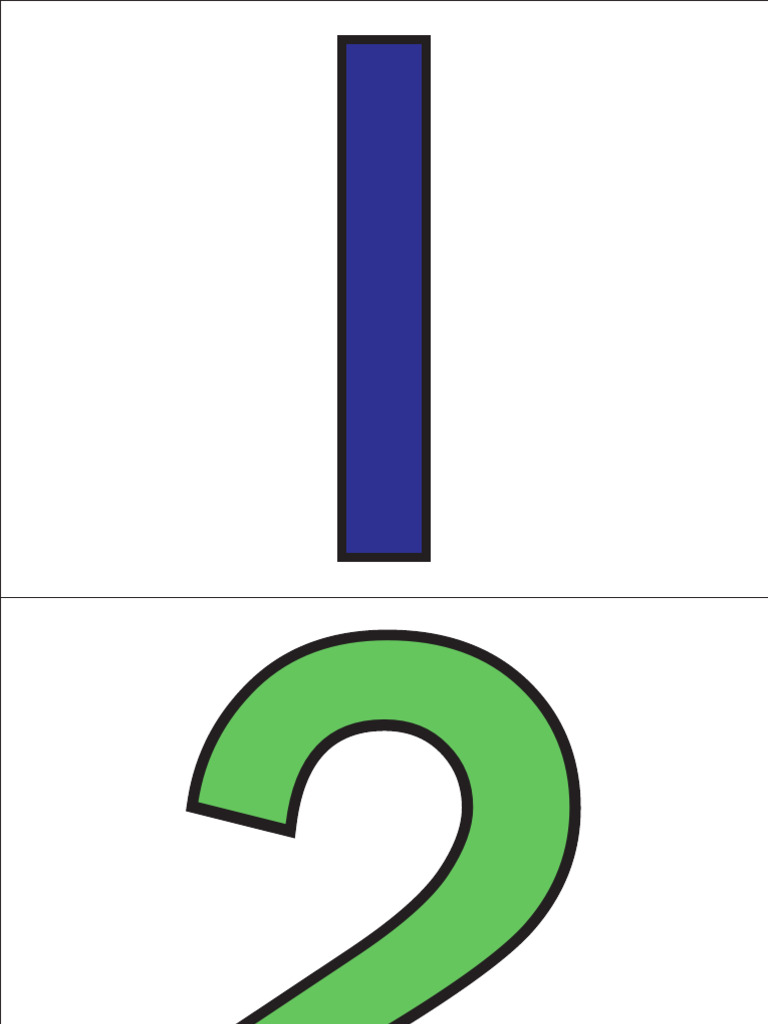 Numeros Coloridos | PDF