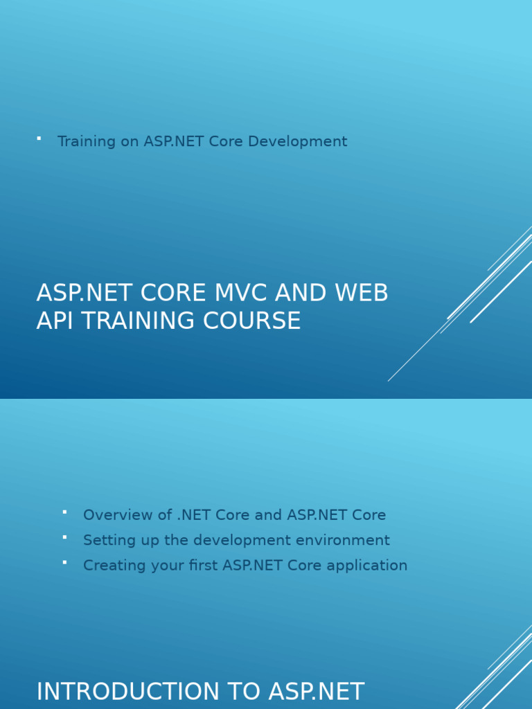 Core Training Course | PDF