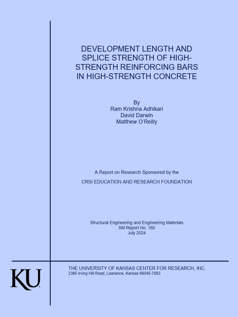 SM Report No. 160 | PDF | Fracture | Strength Of Materials