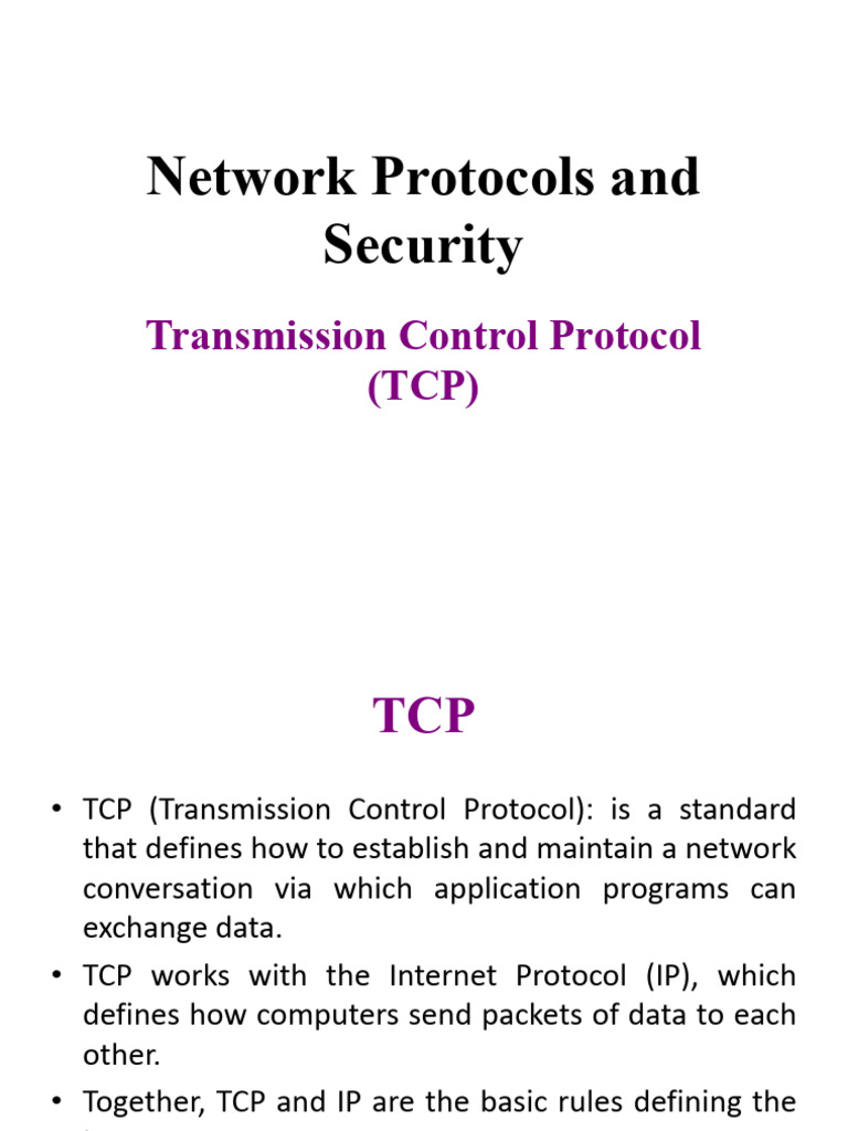 7-Transmission Control Protocol | PDF