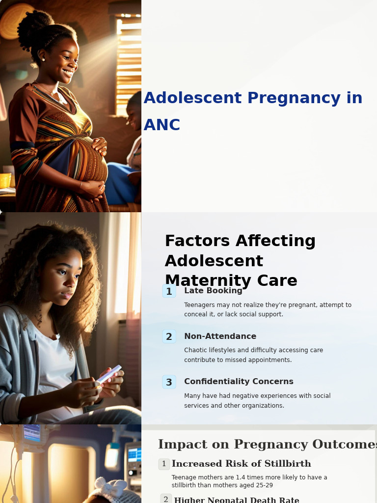 Adolescent Pregnancy Care in Antenatal Period 020525 - Final | PDF ...