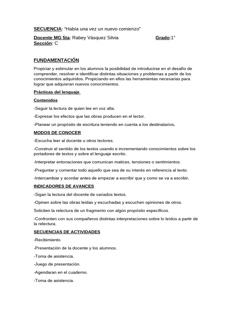 Actividades de Lenguaje y Matemáticas 1° C | PDF | Aprendizaje ...