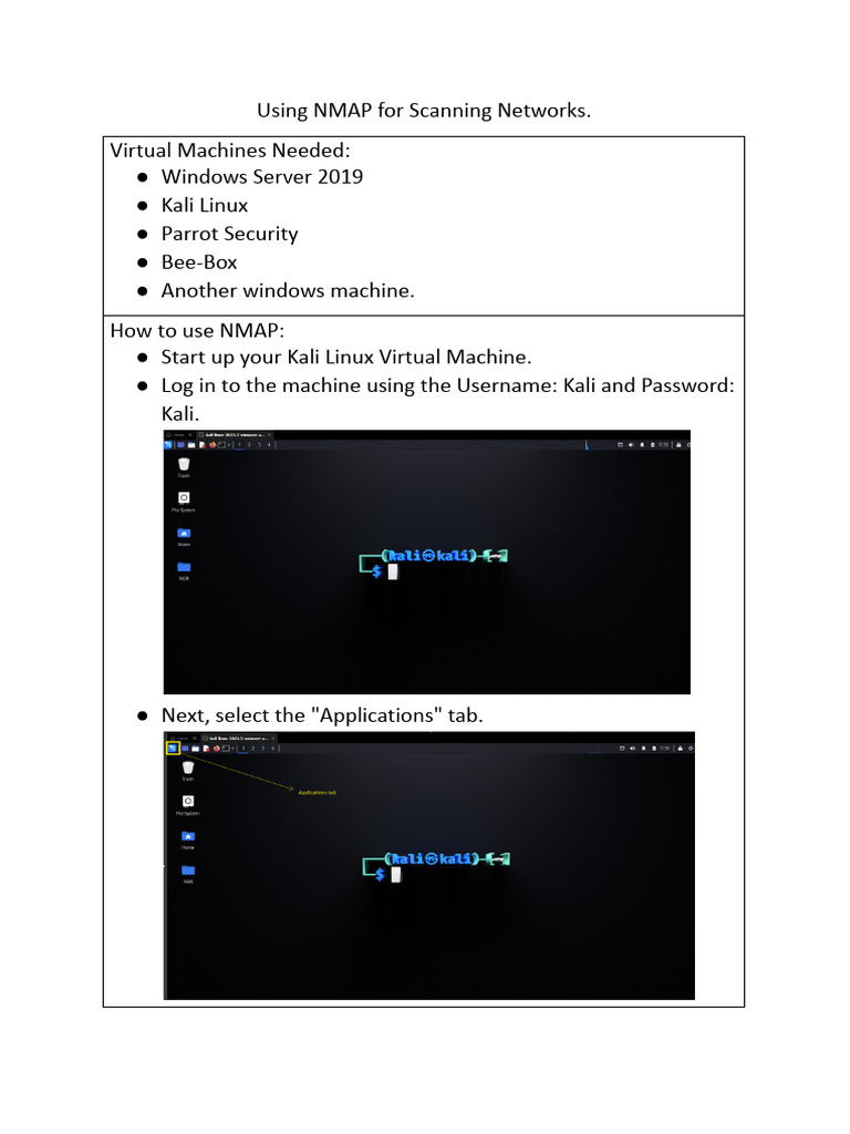 Using NMAP For Scanning Networks | PDF | Transmission Control Protocol | Port (Computer Networking)