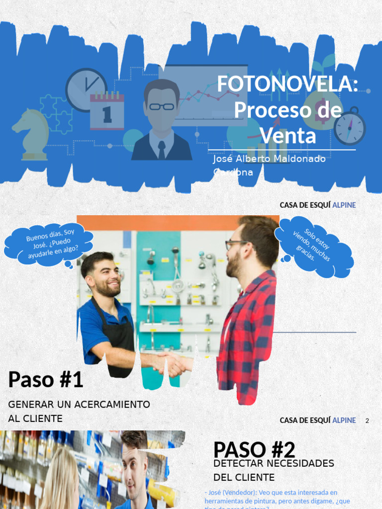 Fotonovela Procesos de Venta | PDF