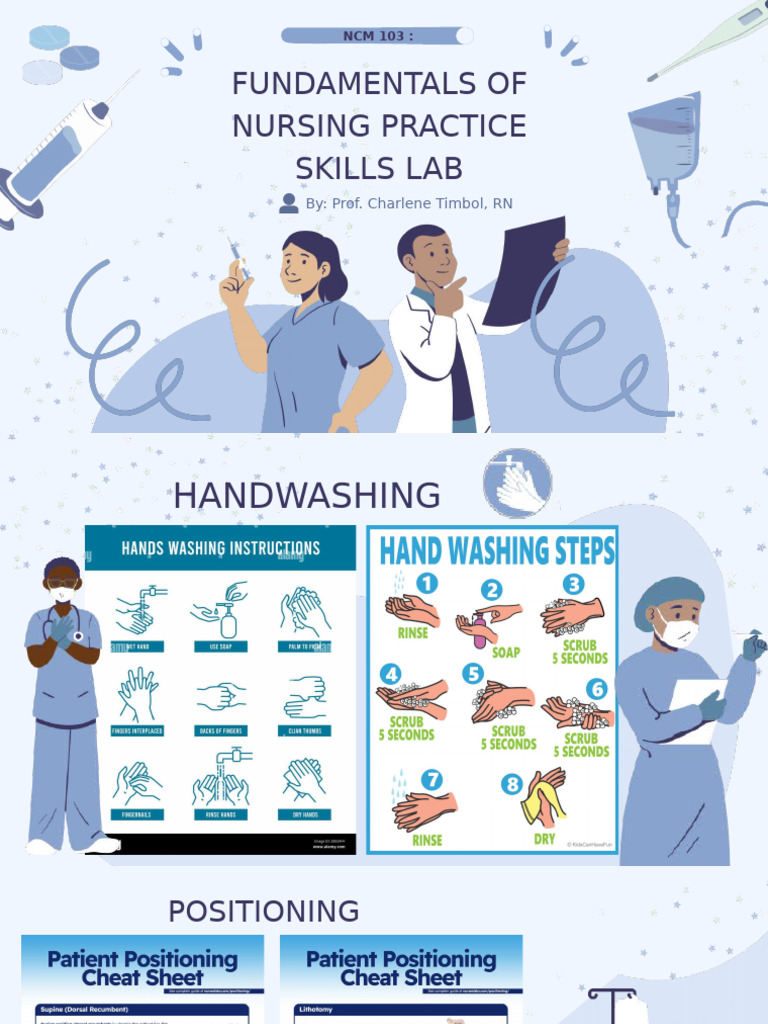 Ncm103 Skills Lab | PDF