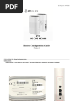 ZTE H298A Router Admin Manual | PDF | Port (Computer Networking) | I Pv6