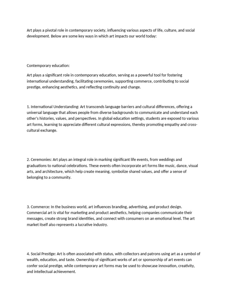 Art Plays A Piv 2WPS Office | PDF | Aesthetics | Liberal Arts Education