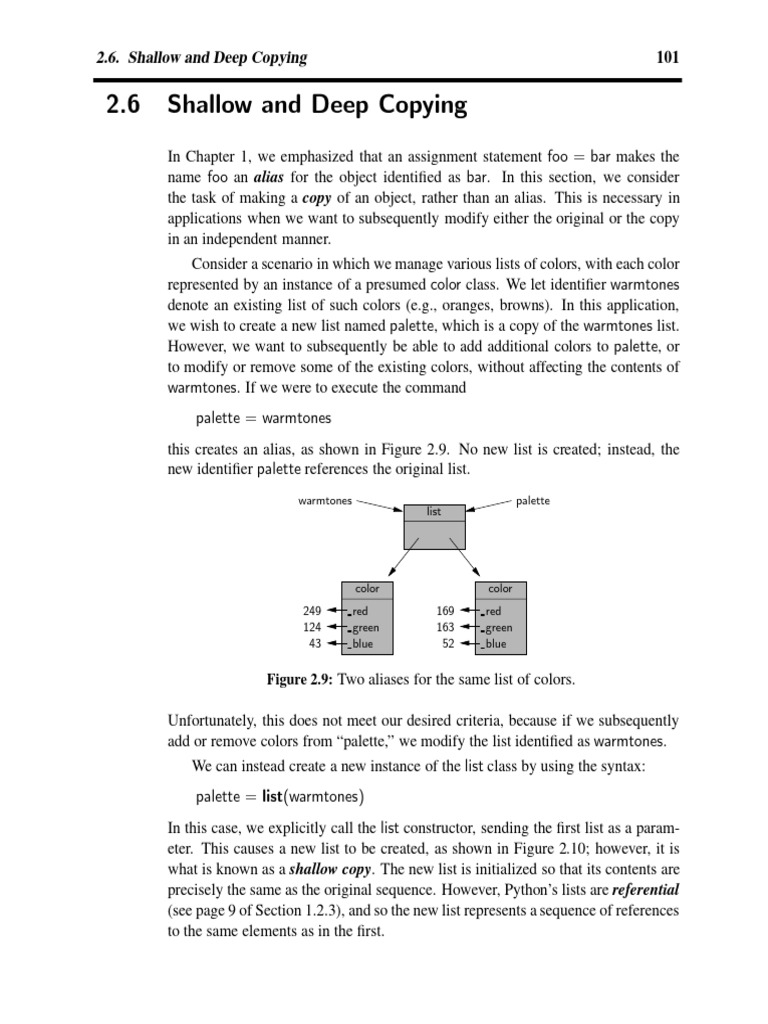 2.6 Shallow and Deep Copying: Foo Bar Foo Bar | PDF | Logarithm | Time Complexity