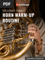 Warmups and Daily Exercises | PDF | French Horn