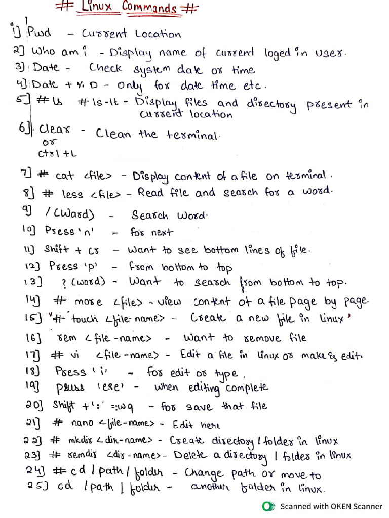 Linux Commands | PDF